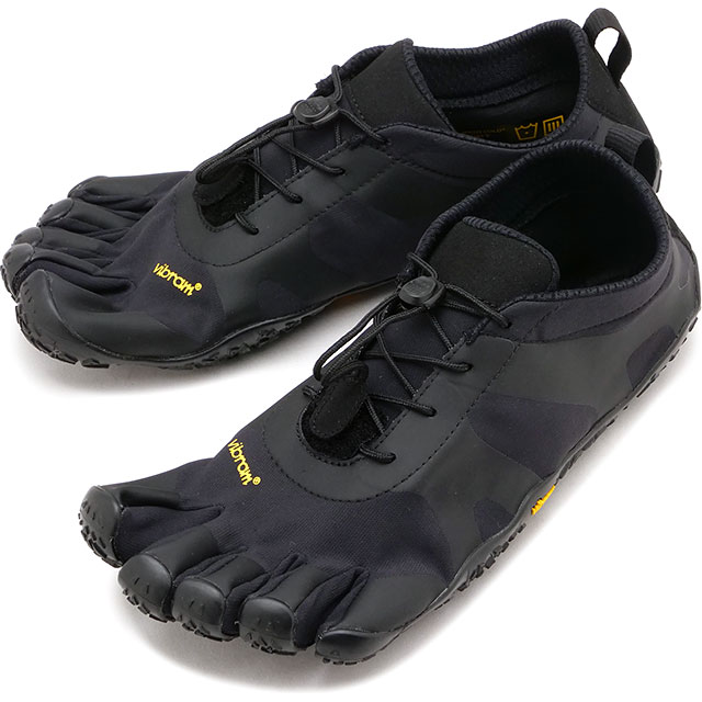 ビブラムファイブフィンガーズ Vibram FiveFingers 5本指シューズ メンズ オールラウンド V-ALPHA [18M7101] 靴 ベアフットスニーカー アウトドア 黒 Black 正規取扱店