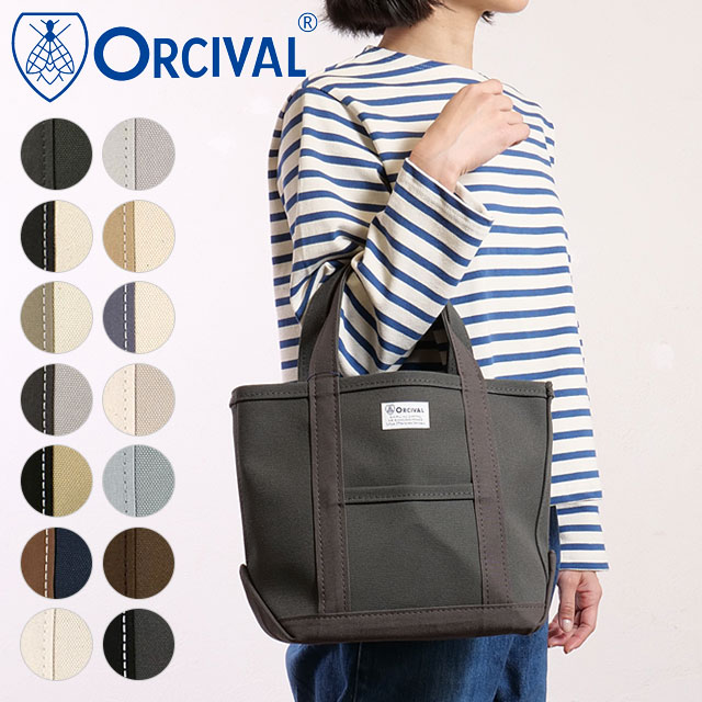 オーシバル ORCIVAL トートバッグ スモール [OR-H0285-KWC] TOTE BAG SMALL メンズ・レディース ユニセックス 鞄 日本製 キャンバストート 小サイズ 帆布 当店激オシ 正規取扱店