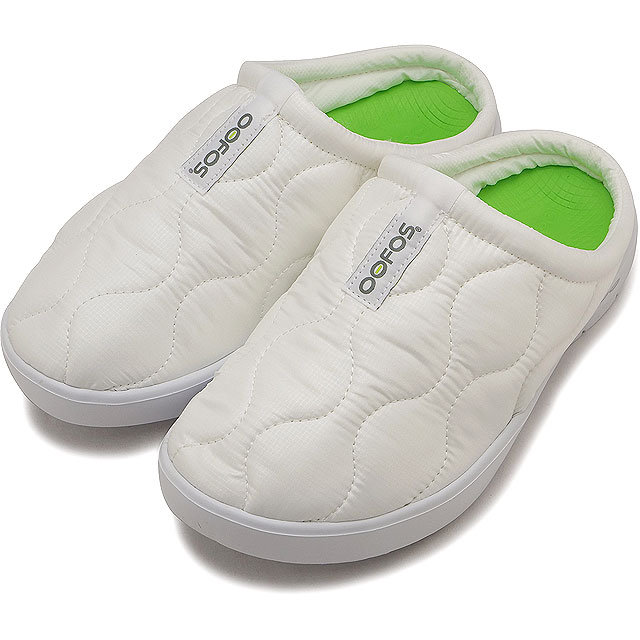 【6か月保証】 ウーフォス OOFOS リカバリーサンダル ウィメンズ ウークージー サーモ ミュール [2000860099252 FW25] Women's OOcOOzie Thermo Mule レディース 靴 モックシューズ 疲労回復 アフタースポーツ White/White 正規取扱店