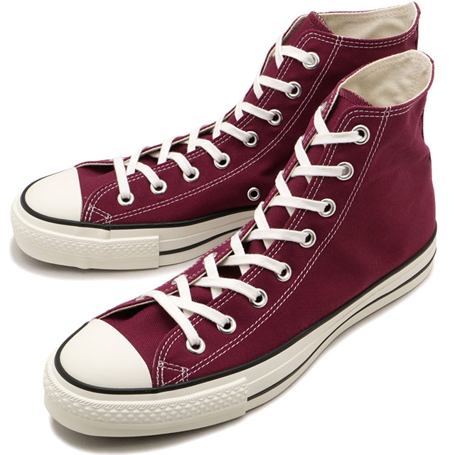 コンバース CONVERSE スニーカー キャンバス オールスター J ハイカット [31316710 HO25] CANVAS ALL STAR J HI メンズ 靴 シューズ 日本製 BURGUNDY 正規取扱店