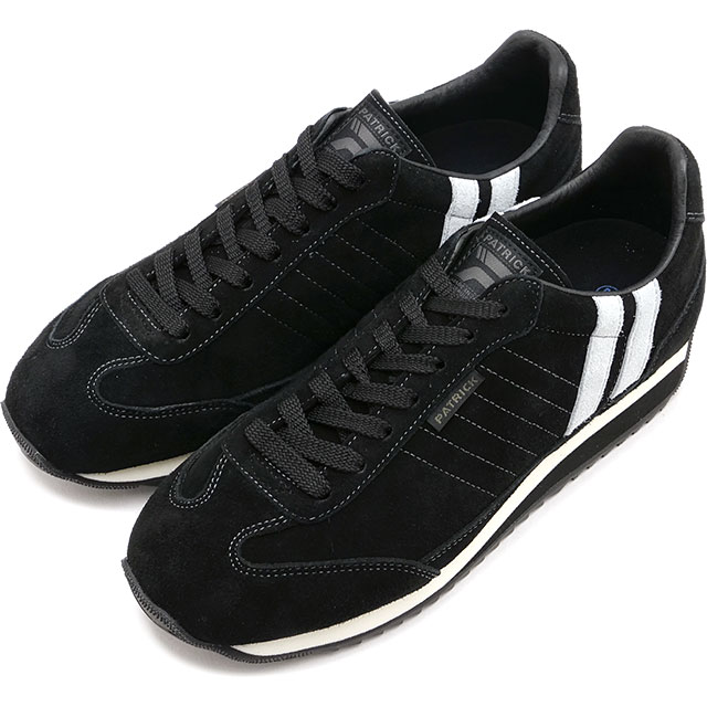 パトリック PATRICK スニーカー マラソン・ゴートスエード [507771 FW25Q4] MARATHON-GS レディース 靴 日本製 ゴートレザー BLK ブラック系 正規取扱店