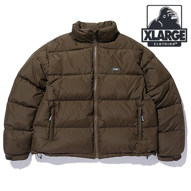 エクストララージ XLARGE ダウンジャケット [101254021009 FW25] DOWN JACKET メンズ アウター 防寒 ブラウン 正規取扱店