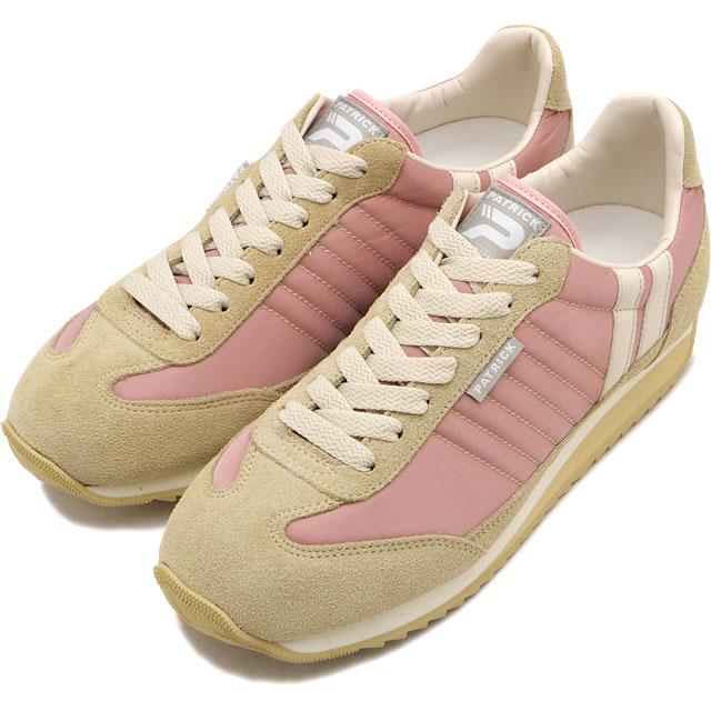 パトリック PATRICK スニーカー マラソン [942557 FW25] MARATHON レディース 日本製 靴 シューズ シーズン限定カラー HAM ハム ベージュ/ピンク 正規取扱店