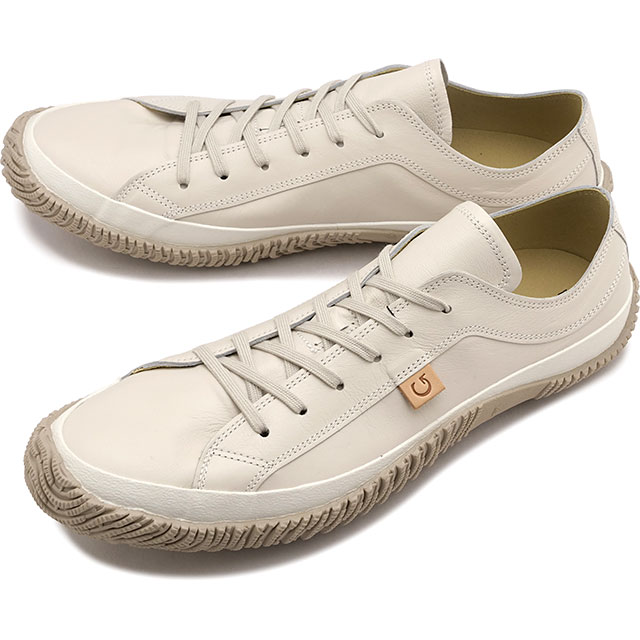 スピングル SPINGLE スニーカー [SP110-03] SP-110 メンズ・レディース 日本製 カンガルーレザー Ivory アイボリー 正規取扱店