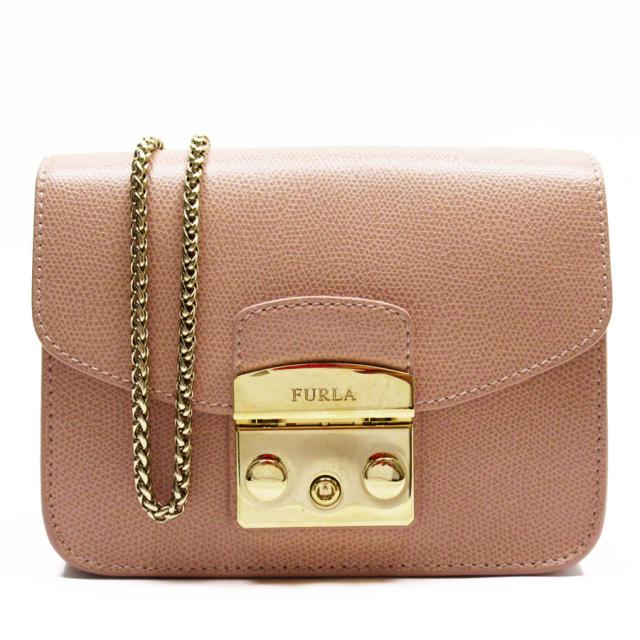 Furla フルラ 斜め掛けショルダーバッグ ピンク 14061 レディース【中古】 t18854a