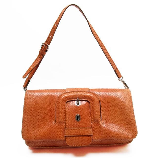 TOD’S トッズ ショルダーバッグ オレンジ 14062 レディース【中古】 t19238a