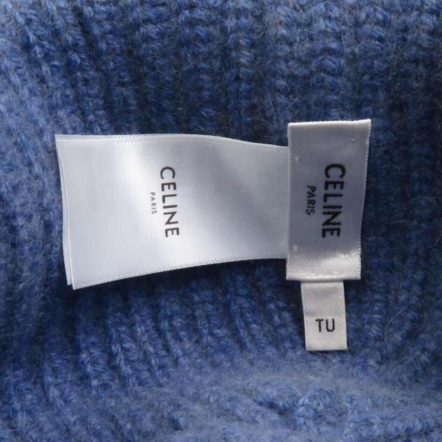 CELINE セリーヌ トリオンフ ハット バケツハット ブルー 14067