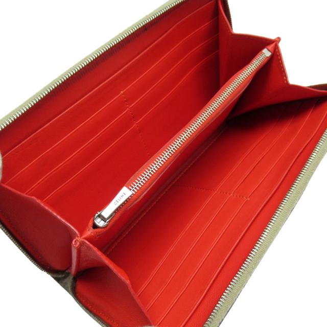 CELINE セリーヌ ラウンドファスナー長財布 ベージュ 14059 レディース