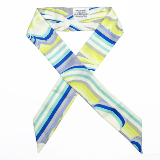 HERMES エルメス ツイリー スカーフ マルチカラー 14072 レディース【中古】 t19384a