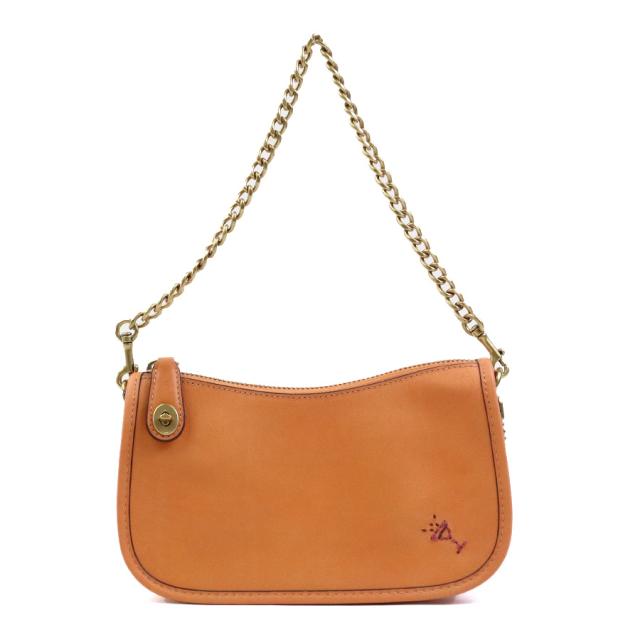 COACH コーチ ハンドバッグ ライトブラウン 14057 レディース【中古】 h30344f