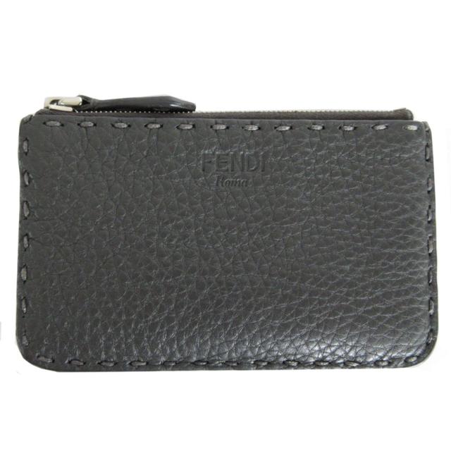 FENDI フェンディ セレリア ケース グレー 14055 レディース【中古】 s0277a