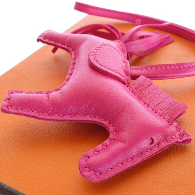 HERMES エルメス ロデオPM チャーム ローズパープル 14061 ユニ