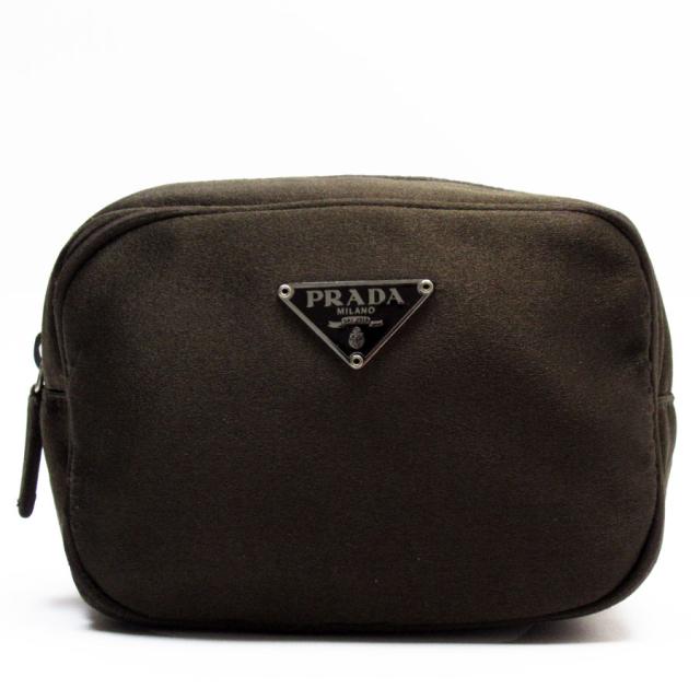 PRADA プラダ ポーチ ブラウン 14057 レディース【中古】 t19534g