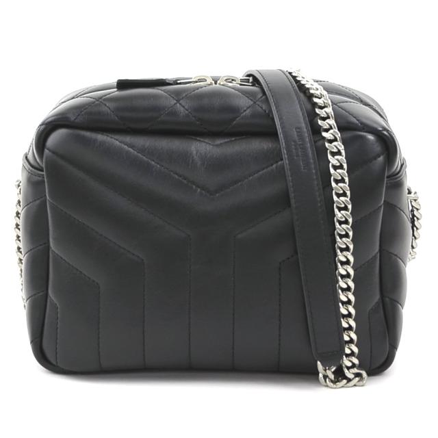 SAINT LAURENT サンローラン ルル 574102 ショルダーバッグ ブラック 14054 レディース【中古】 99971g