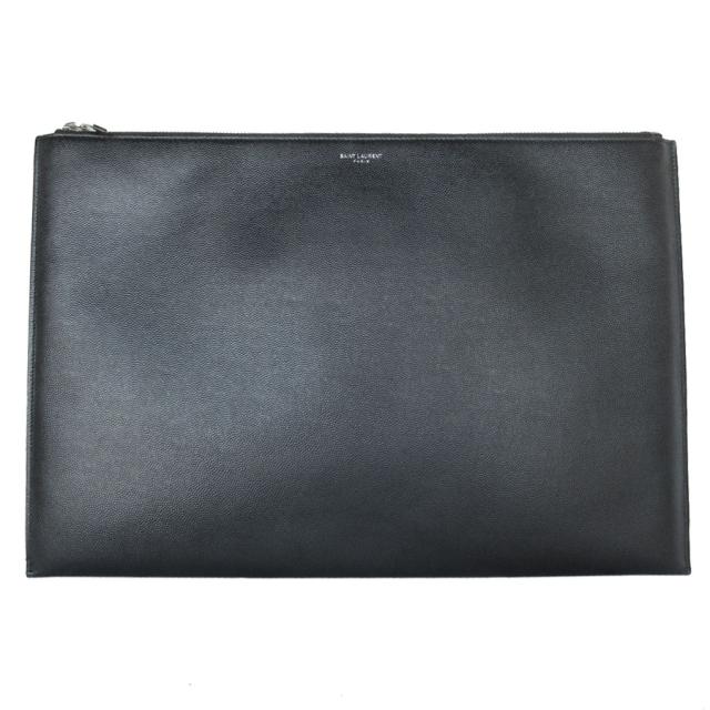 SAINT LAURENT サンローラン 378261 クラッチバッグ ブラック 14054 メンズ【中古】 k0012の通販はau PAY ...