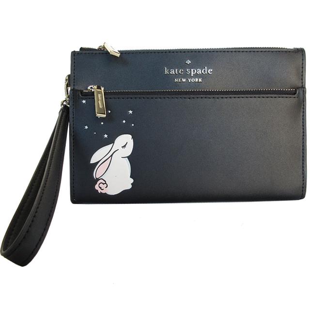 Kate Spade ケイトスペード ポーチ セカンドバッグ ブラック 14054 レディース【中古】 k0041k