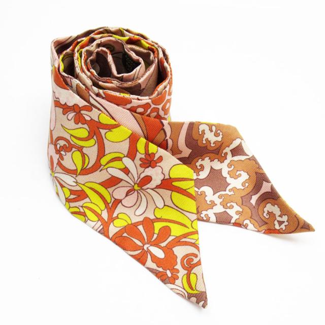 HERMES エルメス ツイリー スカーフ マルチカラー 14072 レディース【中古】 t19579j