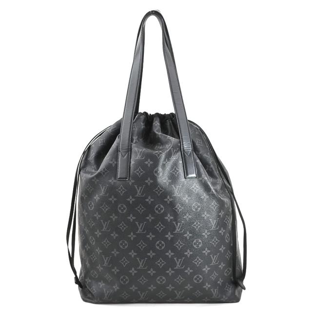 LOUIS VUITTON ルイ ヴィトン カバ ライト モノグラム エクリプス M44228 ハンドバッグ ブラック 14054 メンズ【中古】 99997g