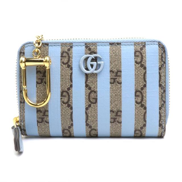 GUCCI グッチ 701485 ケース ブルー×ブラウン 14057 ユニセックス【中古】 55796g