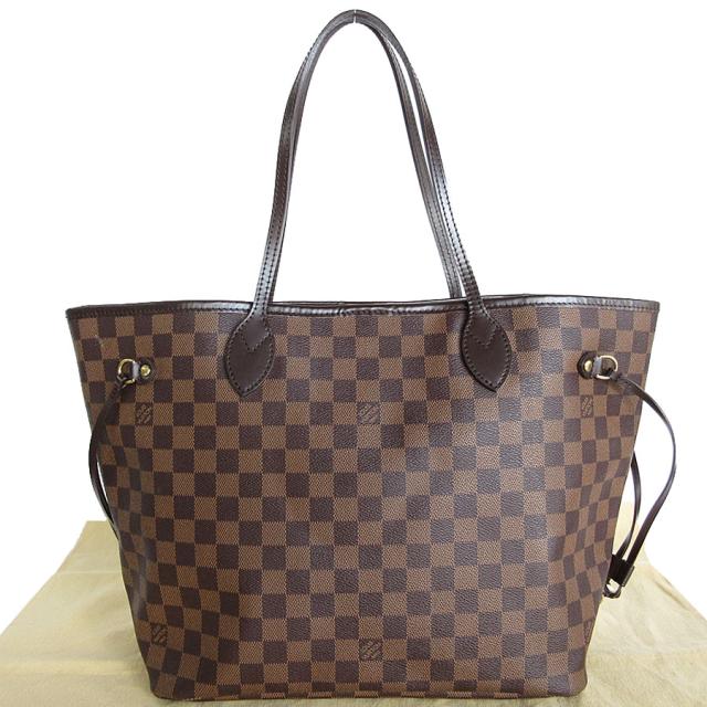 LOUIS VUITTON ルイ ヴィトン ネヴァーフルMM ダミエ N41358 トートバッグ ブラウン 14057 レディース【中古】 s0464a