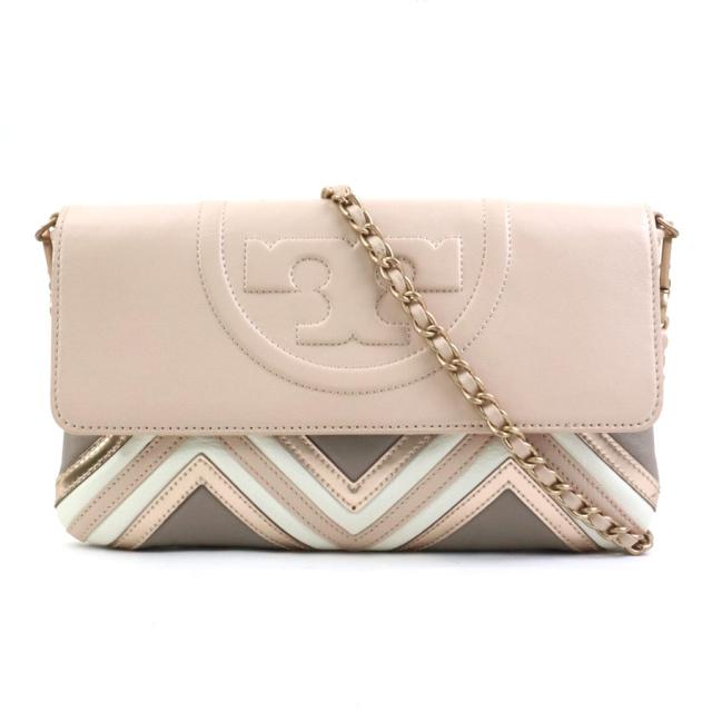 Tory Burch トリーバーチ ショルダーバッグ ピンクベージュ系 14061 レディース【中古】 r10272a