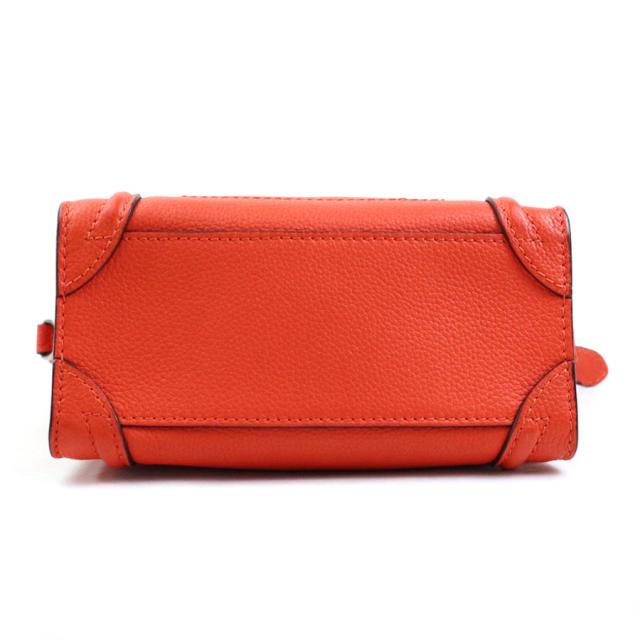 CELINE セリーヌ ラゲージ ナノショッパー ハンドバッグ ショルダーバッグ オレンジ 14062 レディース【中古】 r10299i CELINE セリーヌ ラゲージ ナノショッパー ハンドバッグ ショルダー