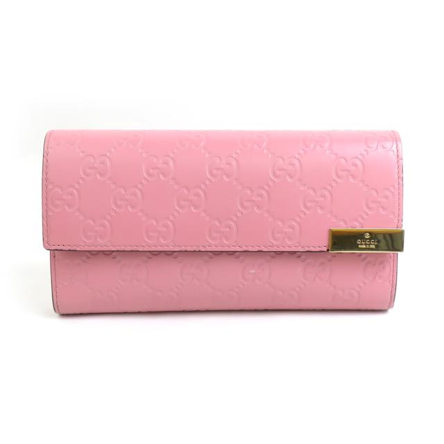 GUCCI グッチ 291099 長財布 ピンク 14061 ユニセックス【中古】 r10322a