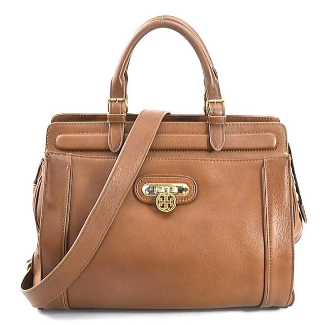 Tory Burch トリーバーチ ハンドバッグ ショルダーバッグ ブラウン 14057 レディース【中古】 55836g