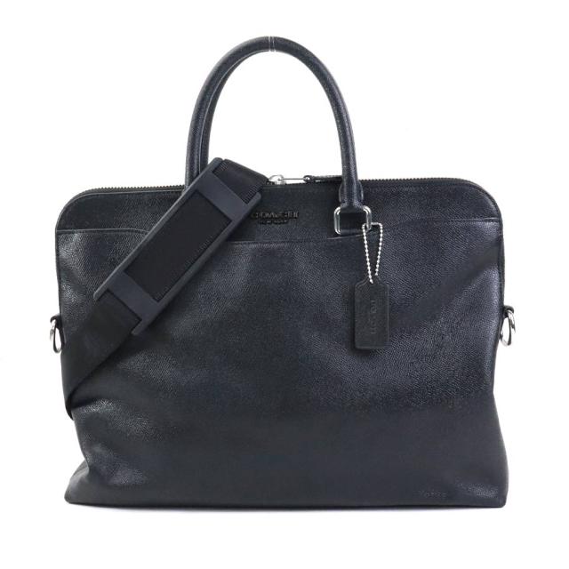 COACH コーチ ハンドバッグ ショルダーバッグ ビジネスバッグ ブラック 14054 メンズ【中古】 55838k