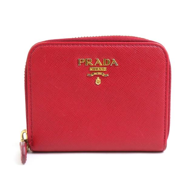 PRADA プラダ ケース ダークレッド 14060 レディース【中古】 e59902a