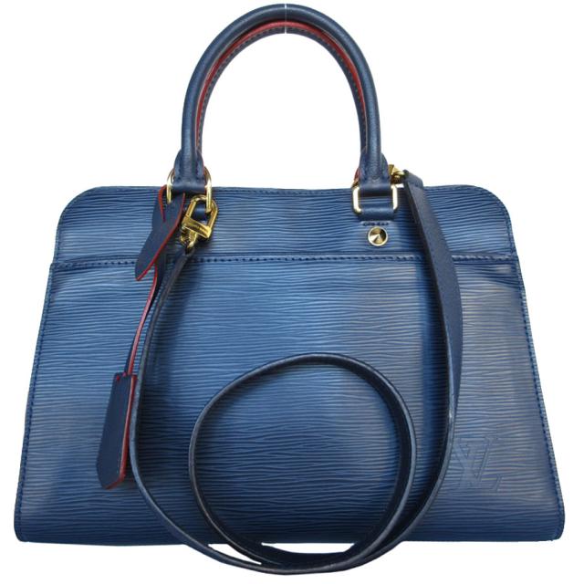 LOUIS VUITTON ルイ ヴィトン ヴァノーMM エピ M51239 ハンドバッグ ショルダーバッグ ネイビー 14066 レディース【中古】 s0520a