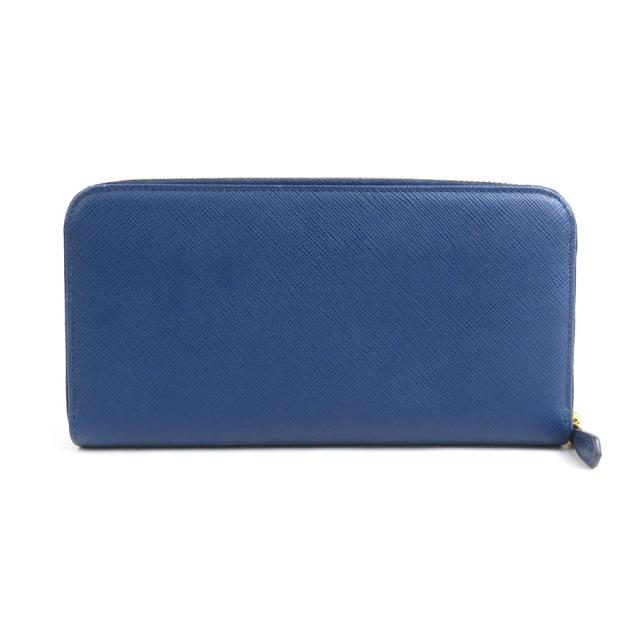 PRADA プラダ 1ML506 ラウンドファスナー長財布 ブルー 14067 レディース【中古】 55869f PRADA プラダ 1ML506 ラウンドファスナー長財布 ブルー 14067