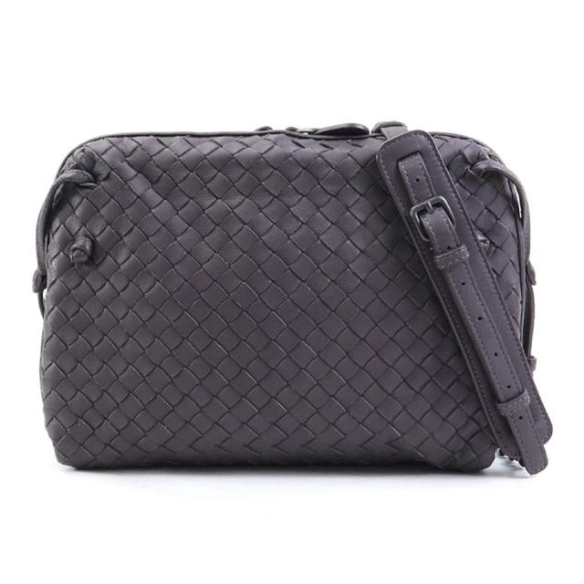 BOTTEGAVENETA ボッテガヴェネタ イントレチャート ショルダーバッグ グレーパープル 14064 レディース【中古】 e59996a