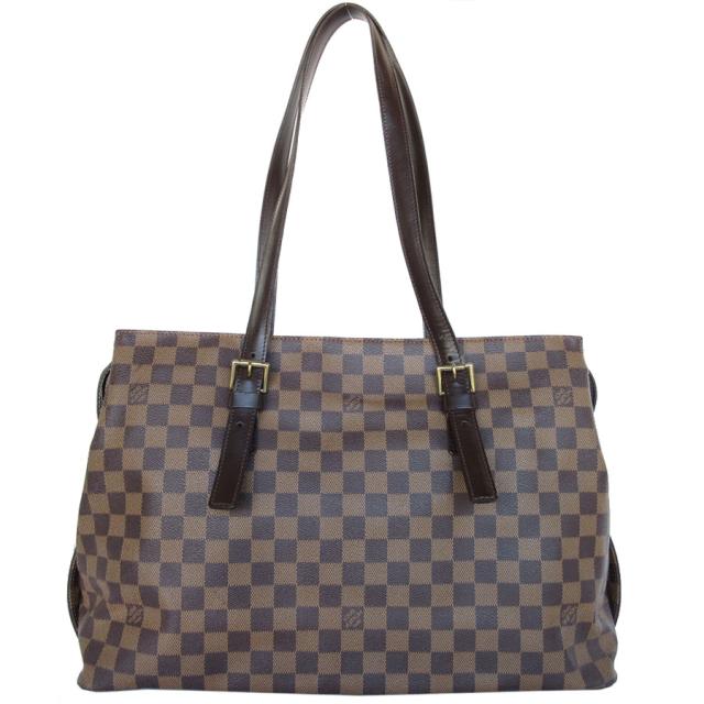 LOUIS VUITTON ルイ ヴィトン チェルシー ダミエ N51119 ショルダーバッグ ブラウン 14057 レディース【中古】 s0556a