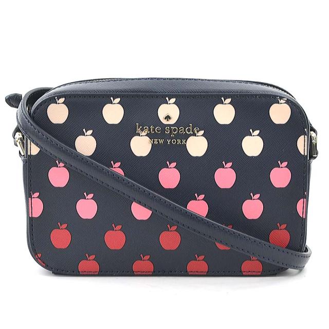 Kate Spade ケイトスペード ショルダーバッグ ネイビー×ピンク系 14066 レディース【中古】 55921k