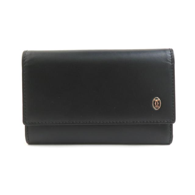 CARTIER カルティエ キーケース ブラック 14054 ユニセックス【中古】 55928g