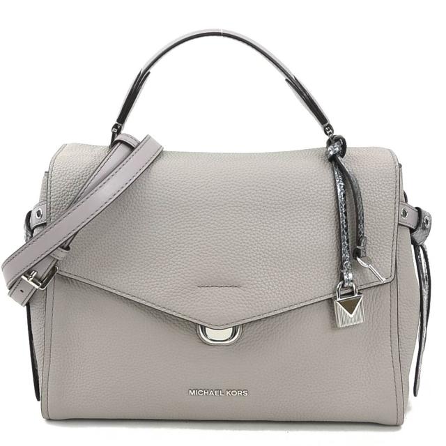 Michael Kors マイケルコース ハンドバッグ ショルダーバッグ グレー 14055 レディース【中古】 h30930a
