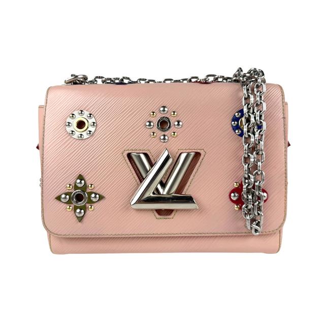 LOUIS VUITTON ルイ ヴィトン ツイストMM エピ M54219 ショルダーバッグ ピンクベージュ/シルバー 14061 レディース【中古】 z4313