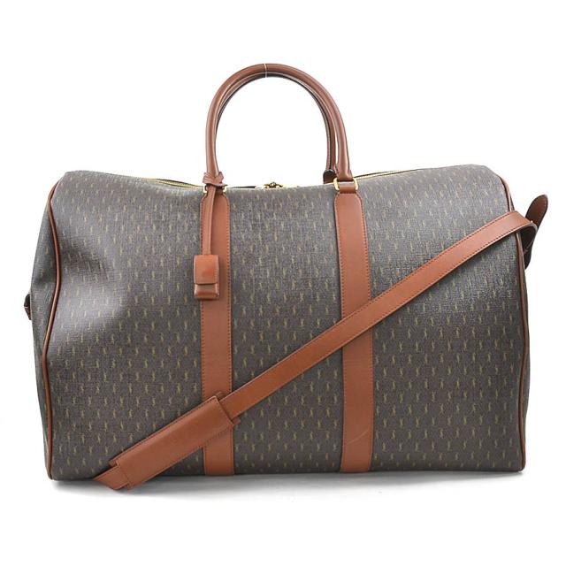 SAINT LAURENT サンローラン 582141 ボストンバッグ ブラウン 14057 ユニセックス【中古】 90065g