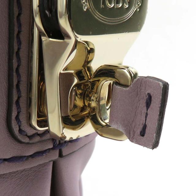 TOD'S トッズ ハンドバッグ ショルダーバッグ パープル 14064