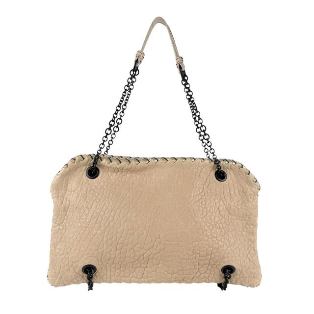 BOTTEGAVENETA ボッテガヴェネタ ショルダーバッグ ベージュ 14059 レディース【中古】 z4691