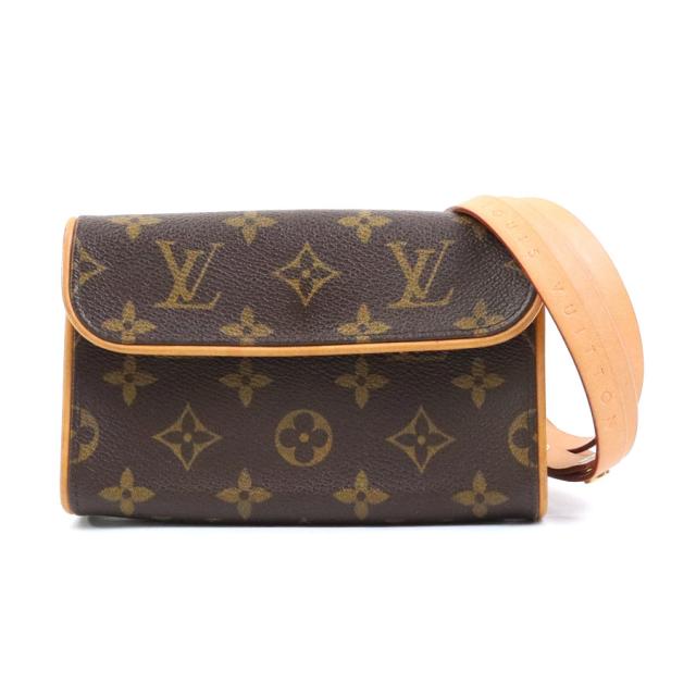 LOUIS VUITTON ルイ ヴィトン ポシェット フロランティーヌ モノグラム M51855 ウエストバッグ バムバッグ ブラウン 14057 ユニセックス【中古】 e60254g