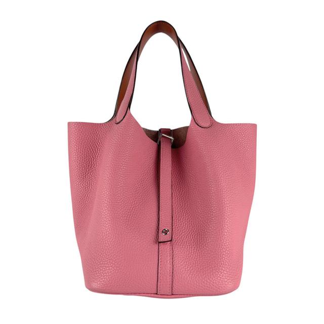 HERMES エルメス ピコタンロック エクラMM ハンドバッグ ローズアザレ×テールバテュー 14061 レディース【中古】 z4762