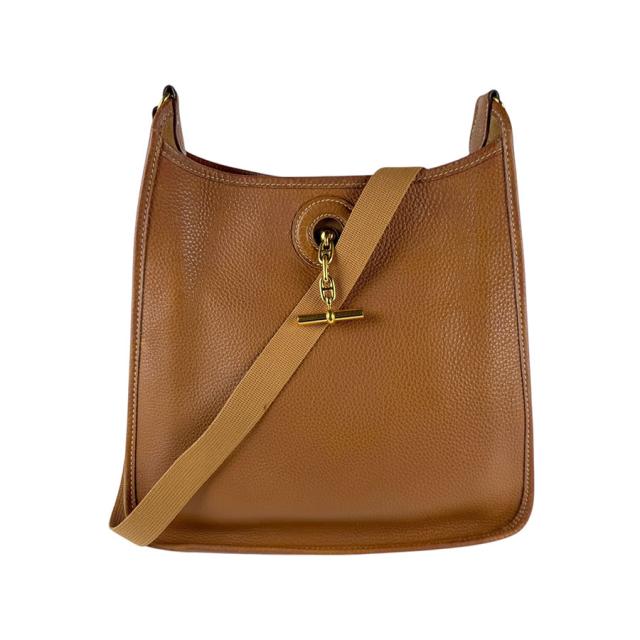 HERMES エルメス ヴェスパPM ショルダーバッグ ブラウン 14057 レディース【中古】 z4801