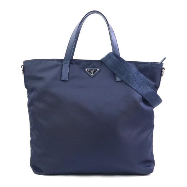 PRADA プラダ ハンドバッグ ショルダーバッグ ネイビー 14066 ユニセックス【中古】 90080g