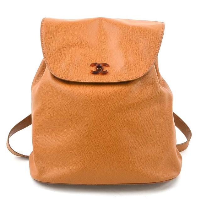 CHANEL シャネル ココマーク リュック ブラウン 14057 レディース【中古】 e60276g
