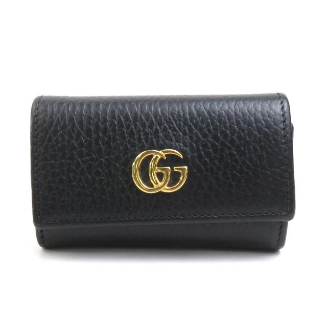 GUCCI グッチ 456118 キーケース ブラック 14054 ユニセックス【中古】 h31138a