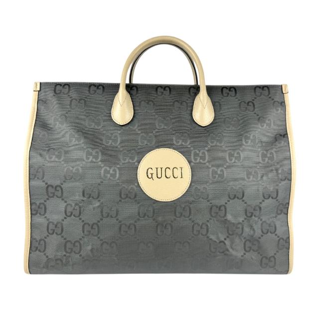 GUCCI グッチ 630353 ハンドバッグ ショルダーバッグ グレー/ベージュ 14055 ユニセックス【中古】 z4961