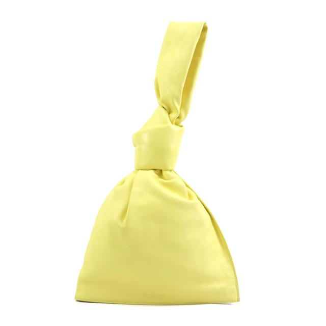 BOTTEGAVENETA ボッテガヴェネタ ミニ ザ ツイスト ハンドバッグ イエロー 14063 レディース【中古】 56063g