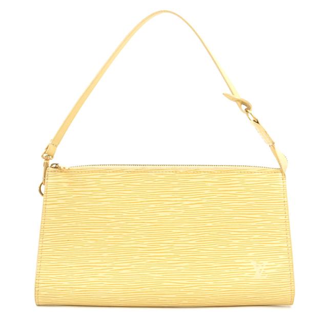 LOUIS VUITTON ルイ ヴィトン ポシェット アクセソワール エピ M5294A アクセサリーポーチ ベージュ 14059 レディース【中古】 e60316a